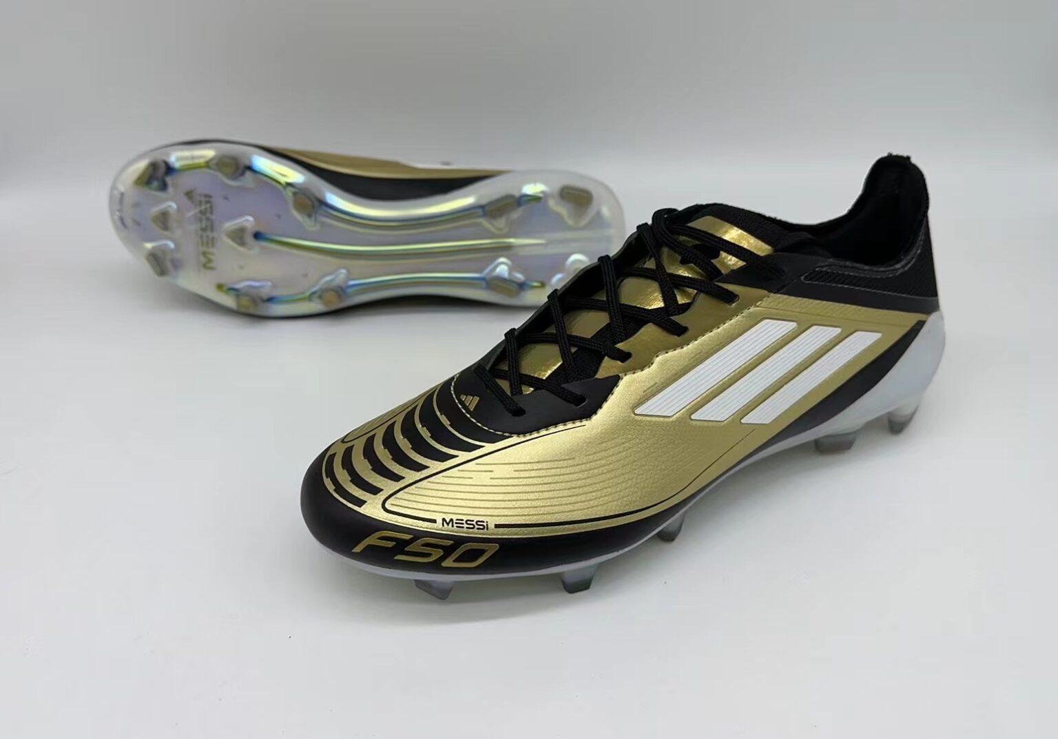 The New kits | Buy Adidas Messi F50 'Triunfo Dorado' 2024